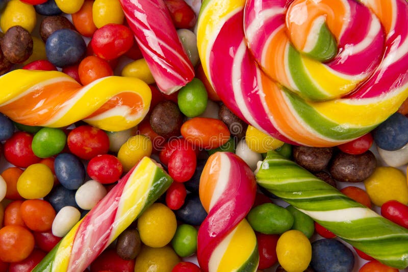 Sweet Brightly Colored Candy Stock Image - Image of brightly, food ...