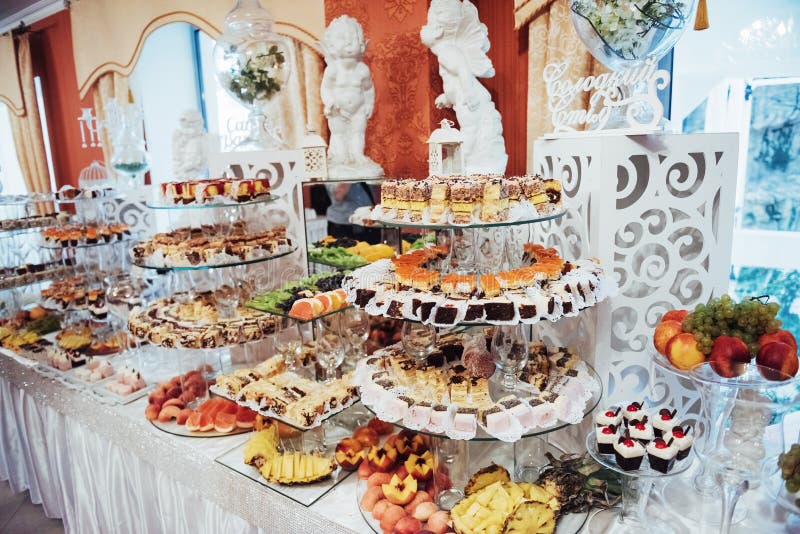 Sweet buffet table stock image. Image of decoration, cuisine - 86401851