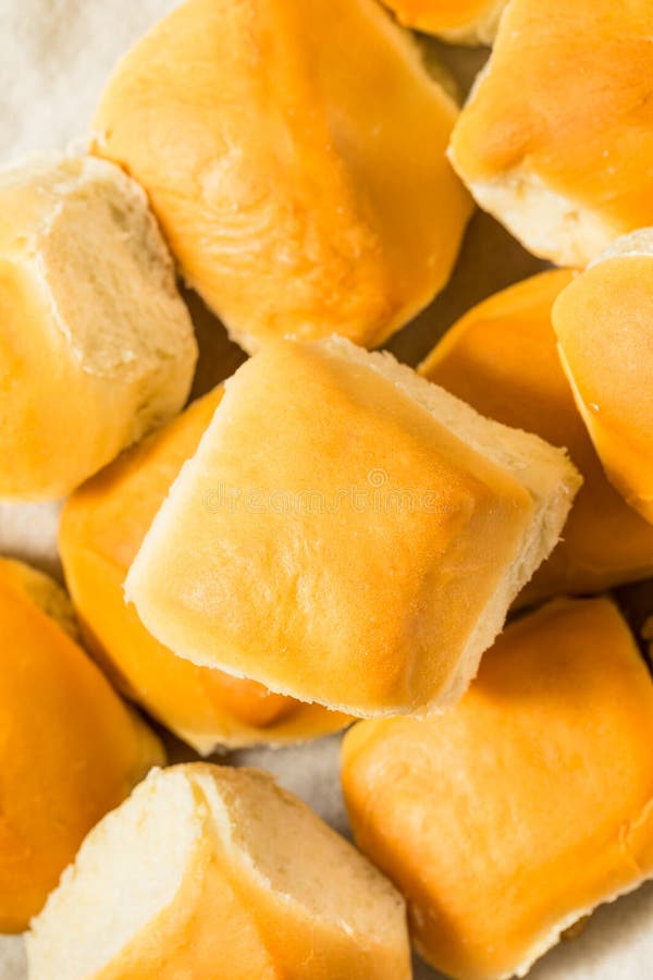 Sweet Butter Homemade Bread Dinner Rolls Stock Image - Image of ...