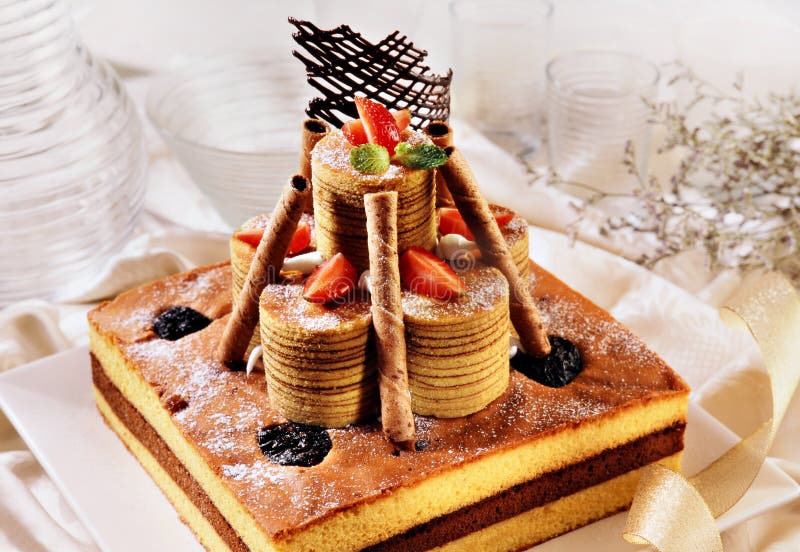 Sweet cake stock image. Image of bakery, cake, health - 11835581