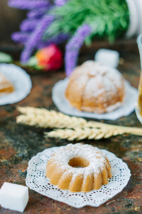 Sweet Cake in Form of Circle. Stock Image - Image of bakery, delicious ...