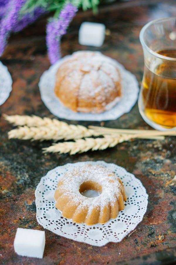 Sweet Cake in Form of Circle. Stock Image - Image of wheat, cake: 124993071