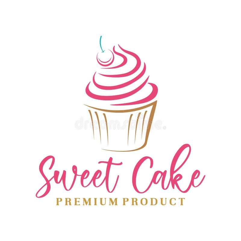 Sweet Cake Logo. Cake Shop Logo Design Vector Stock Vector ...