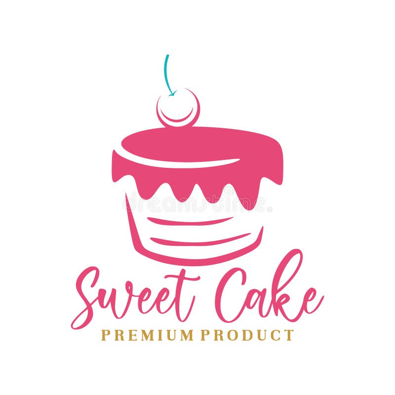 Sweet Cake Logo. Cake Shop Logo Design Vector Stock Vector ...