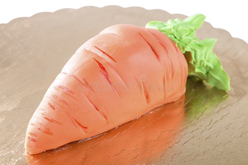 Sweet Cake in the Shape of Carrot Carrot Cake Day Stock Image - Image ...