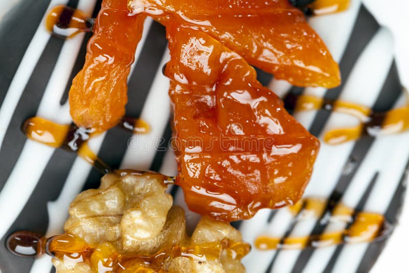 Sweet Cake in the Shape of a Cylinder Stock Photo - Image of cream ...