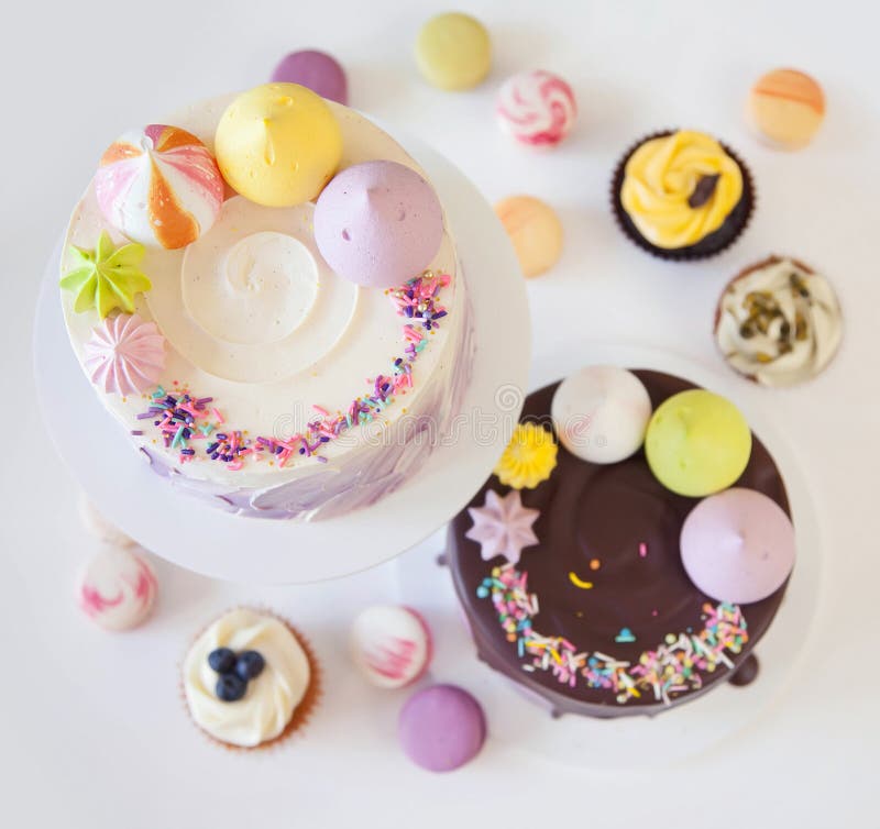 Sweet cakes stock photo. Image of sugar, temptation, breakfast - 93345876