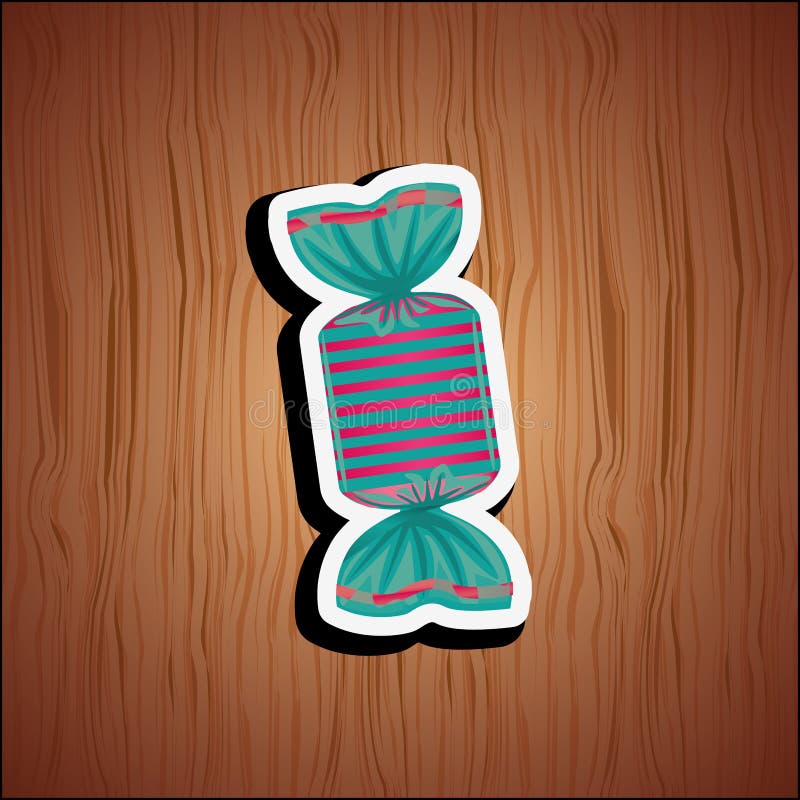 Sweet candy design stock illustration. Illustration of lollipop - 69691219