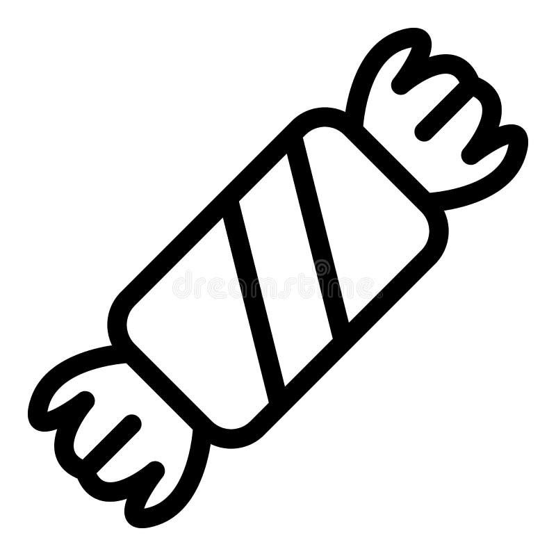 Sweet Candy Icon, Outline Style Stock Vector - Illustration of ...