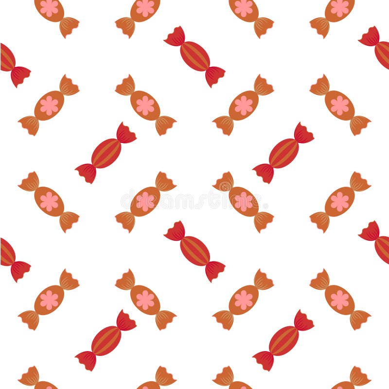 Sweet candy pattern stock vector. Illustration of pattern - 124359623