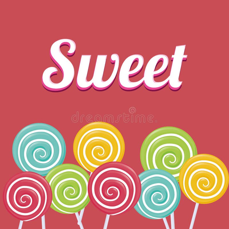 Sweet candy shop stock vector. Illustration of decorative - 80285145
