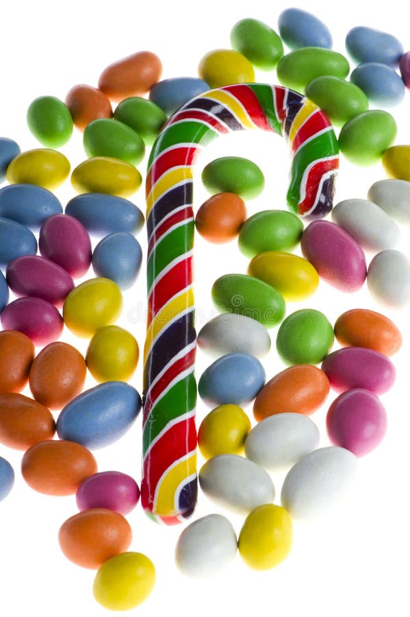 Sweet Candy on White Background Stock Image - Image of isolated, food ...