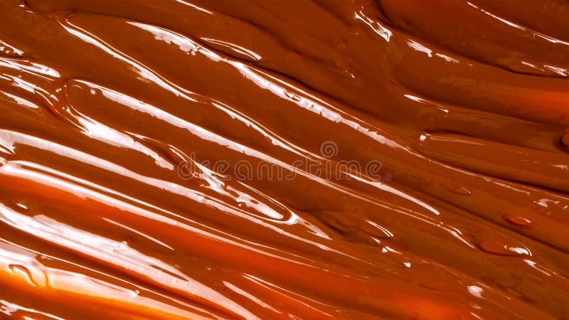 Sweet Caramel Pattern, Top View Stock Photo - Image of healthy, melting ...