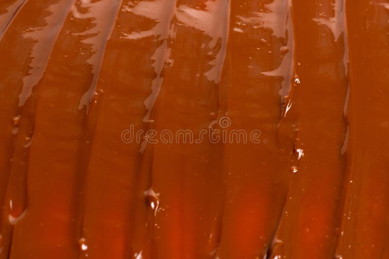 Sweet Caramel Pattern, Top View Stock Image - Image of swirl, melting ...