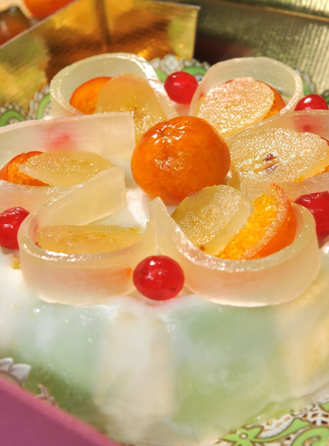 Sweet cassata stock photo. Image of colour, orange, sweet - 25036048
