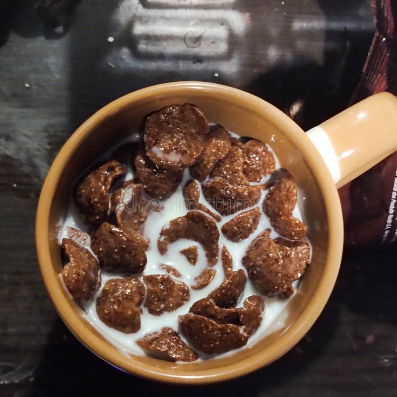 Sweet cereal for breakfast stock photo. Image of lunch - 232225904