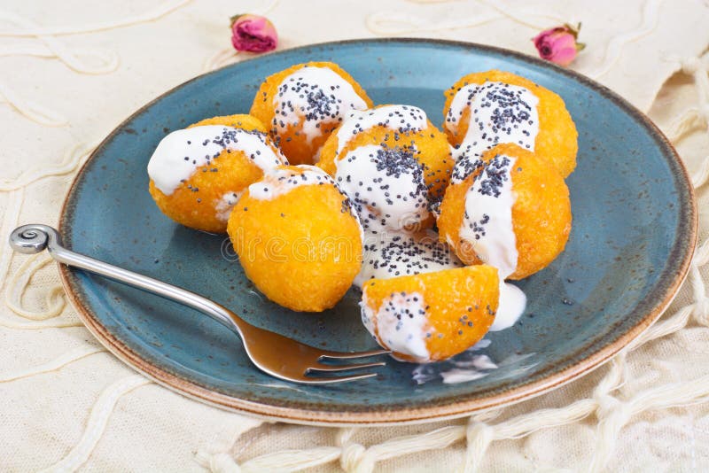 Sweet Cheese Balls Donuts stock image. Image of cereal - 74297091