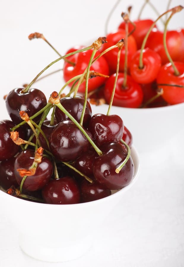Sweet cherries stock image. Image of ingredient, cheerful - 10538831
