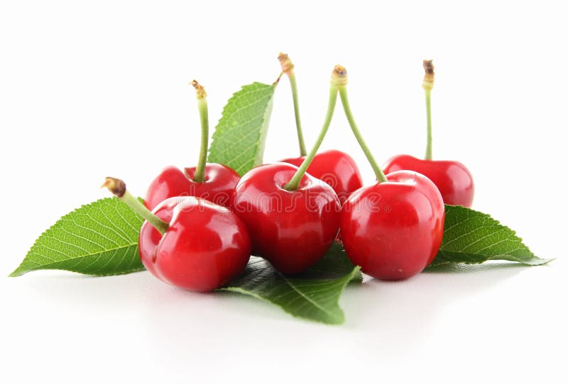 Sweet cherry stock image. Image of leaf, food, sweet - 24789477