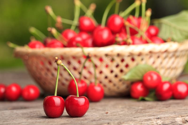 Sweet cherry stock image. Image of plate, closeup, tasty - 25181893