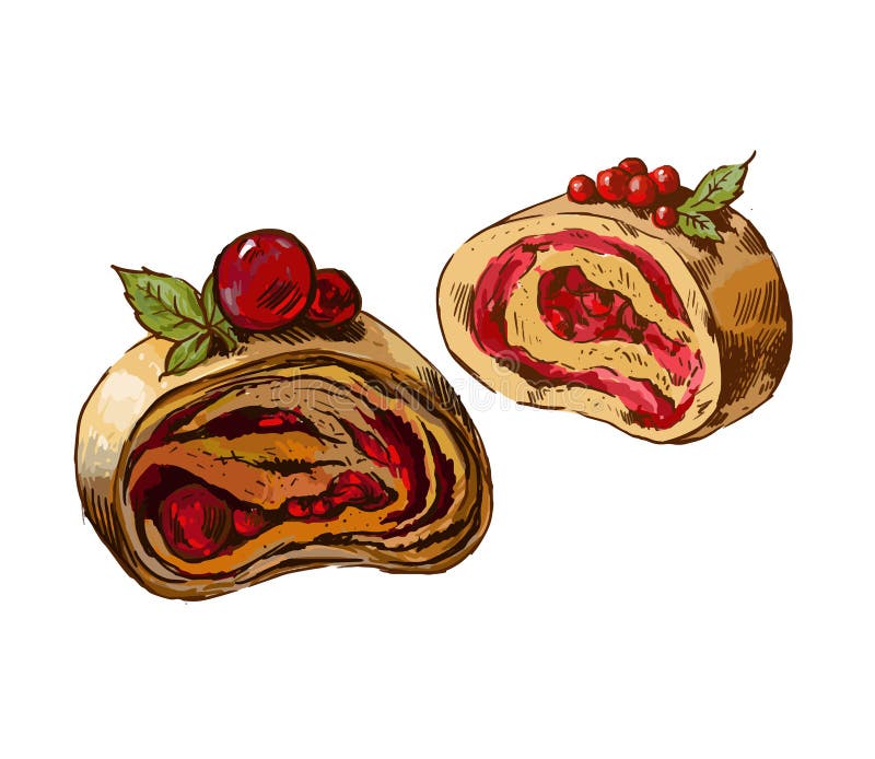 Strudel Stock Illustrations – 1,198 Strudel Stock Illustrations ...