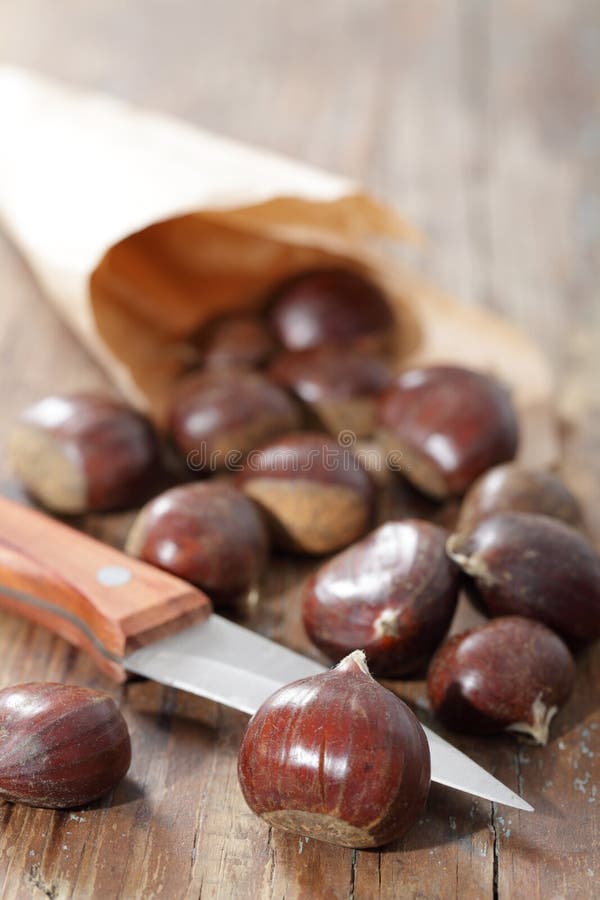 Sweet chestnuts stock image. Image of nuts, chestnuts - 19391991