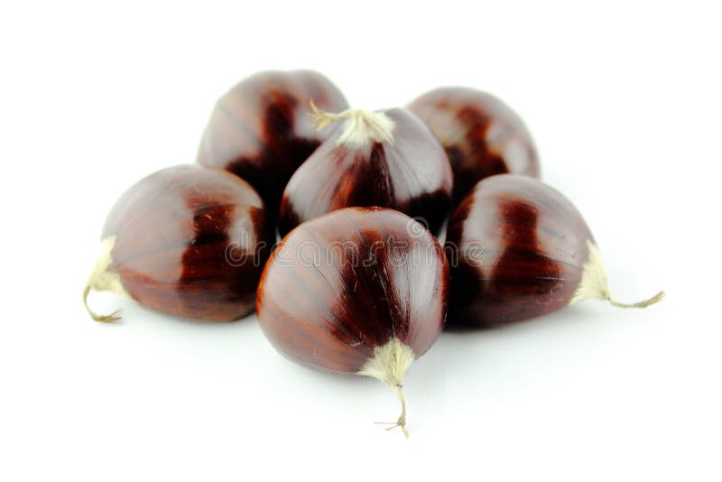 Sweet Chestnuts and Flames, Background Stock Image - Image of brown ...