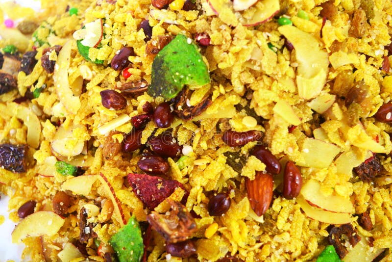 Sweet Chivda stock photo. Image of savory, biscuts, chivda - 63918592