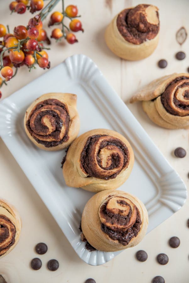 Sweet chocolate buns stock photo. Image of danish, dessert - 79511950