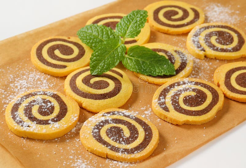 Sweet chocolate rolls stock image. Image of paper, shot - 91902029