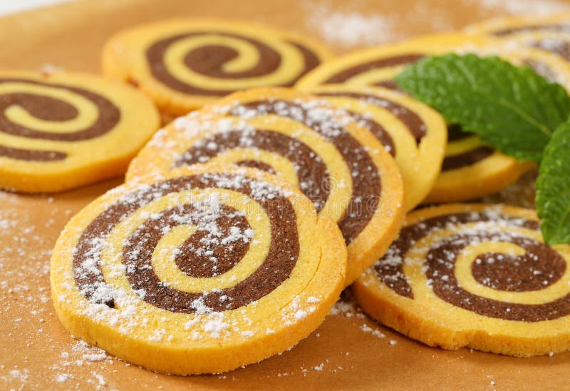 Sweet chocolate rolls stock image. Image of paper, brown - 91902209