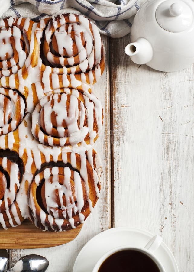 Sweet Cinnamon Rolls stock photo. Image of roll, cake - 65446978