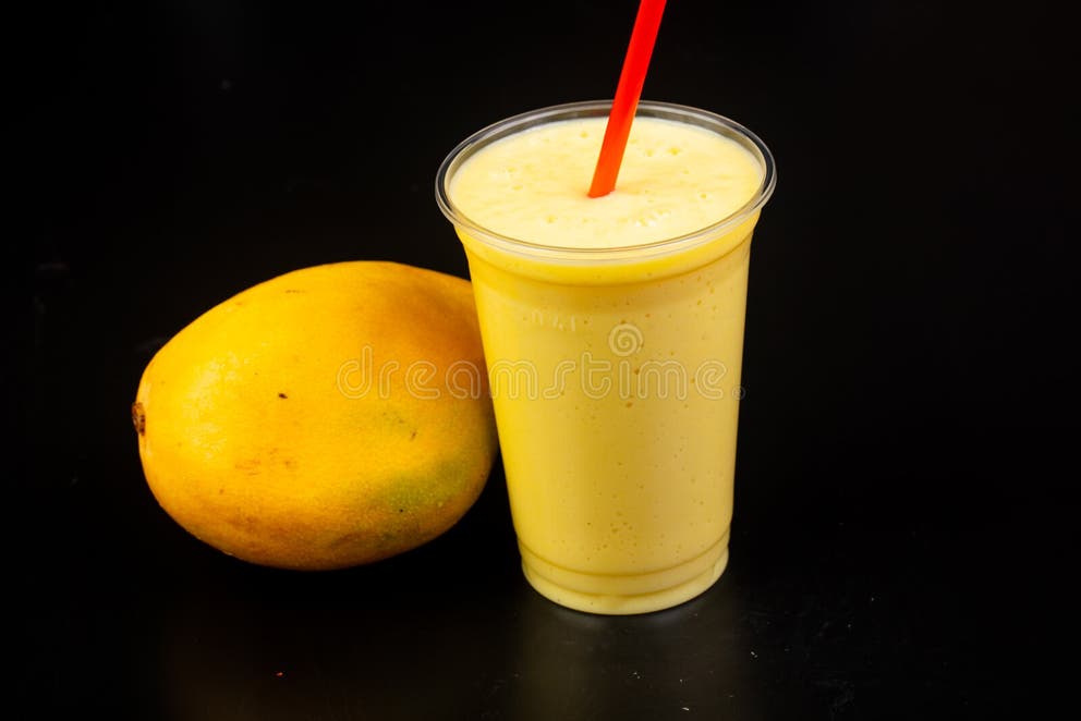 Sweet mango shake stock photo. Image of color, drink - 122521378