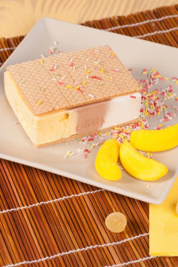 Sweet cold treat stock image. Image of chocolate, cream - 28834455