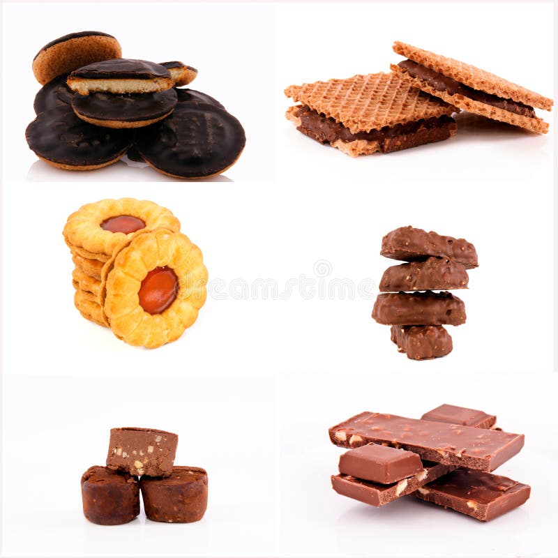 Sweet collage stock photo. Image of gourmet, freshness - 26060924
