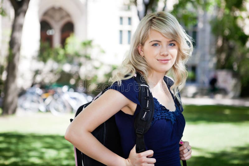 Sweet college girl stock photo. Image of closeup, person - 22599700