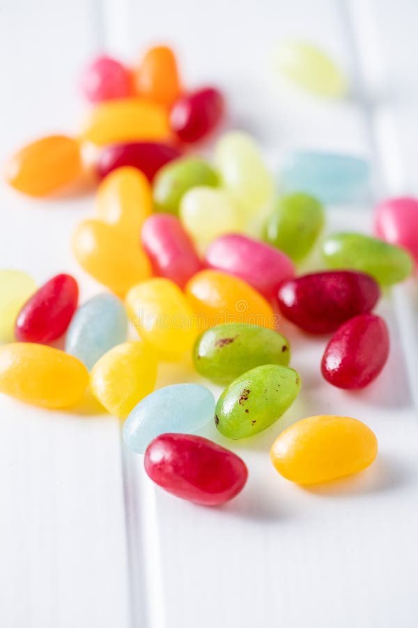 Sweet colorful jelly beans stock photo. Image of multi - 212968708