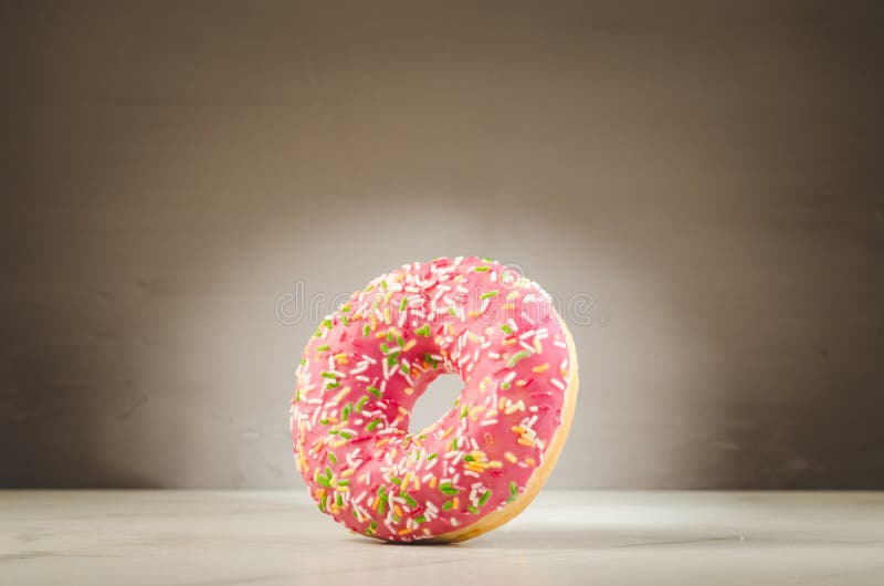Sweet and Colourful Doughnut/ Sweet and Colourful Doughnut with Falling ...