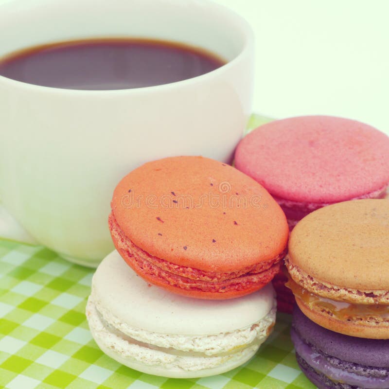 Sweet and Colourful French Macarons Stock Photo - Image of food ...