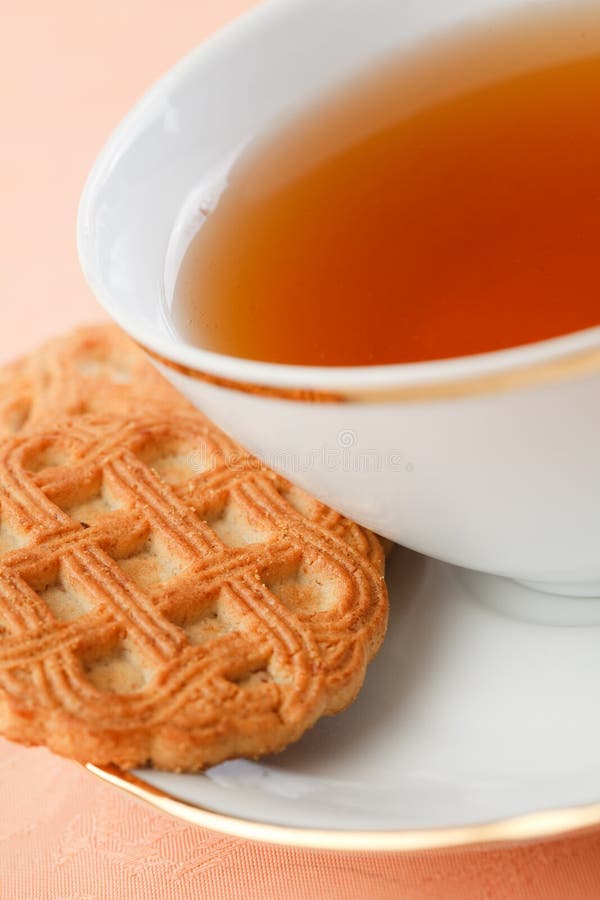 Sweet cookie and tea stock image. Image of healthy, drink - 13449503