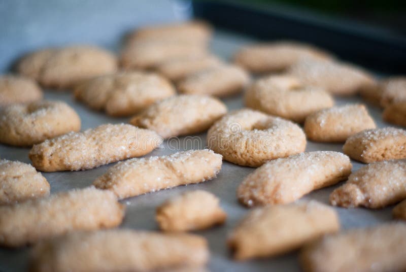 Sweet cookies stock image. Image of plate, deli, flour - 41940147