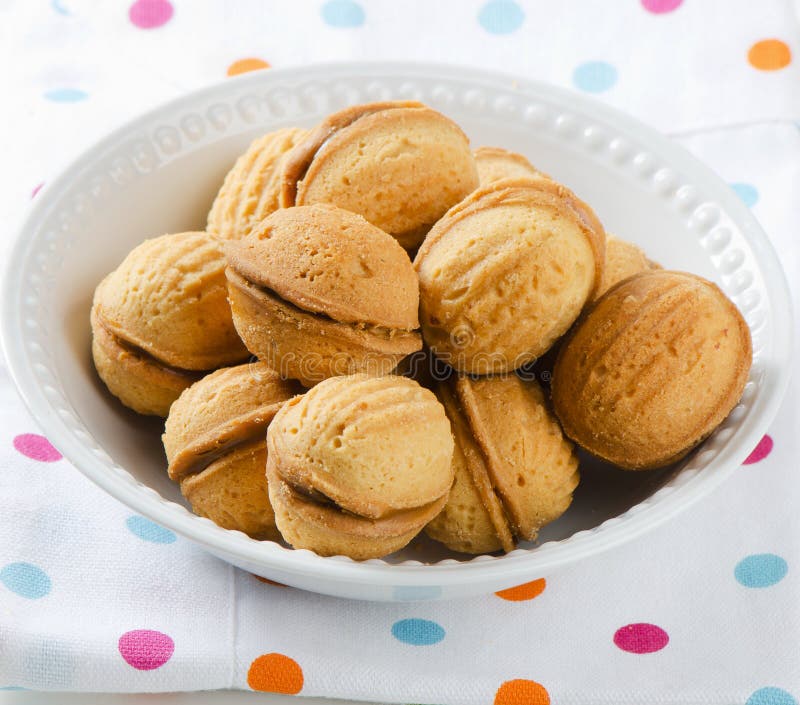 Sweet cookies stock image. Image of plate, snack, bowl - 30861357