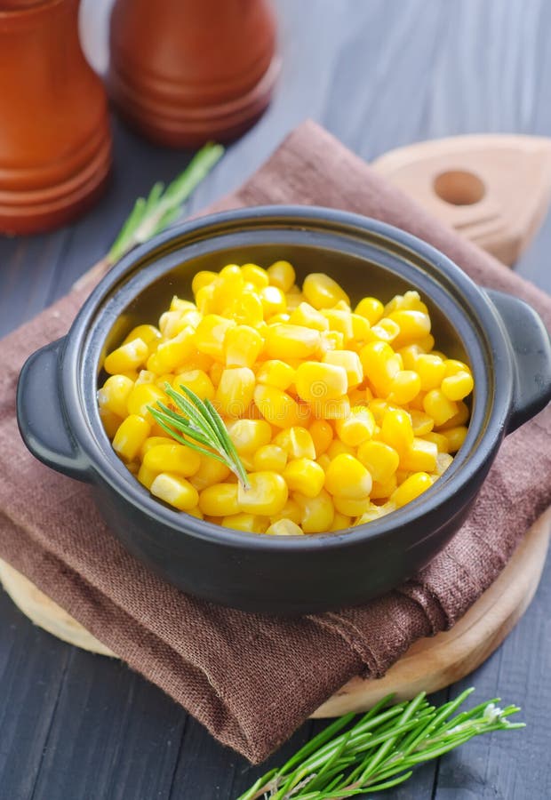 Sweet corn stock photo. Image of grain, glass, bowl, fall - 33933982