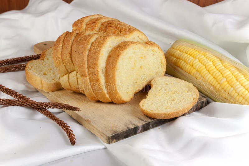 Sweet corn bread stock image. Image of corn, crust, baked - 84318037