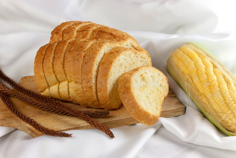 Sweet corn bread stock image. Image of butter, healthy - 84395135