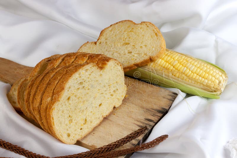 Sweet corn bread stock image. Image of meal, crust, breakfast - 84836421