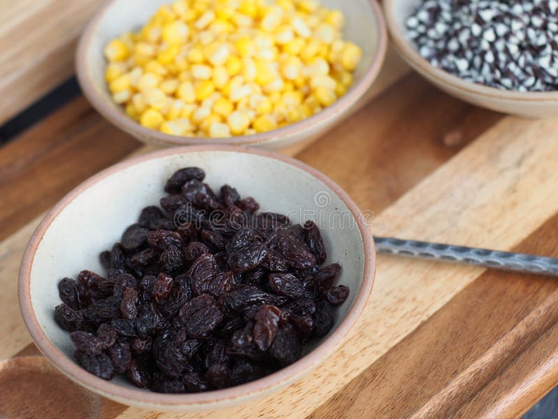 Sweet Corn and Chocolate for Sweet Topping Stock Image - Image of ...