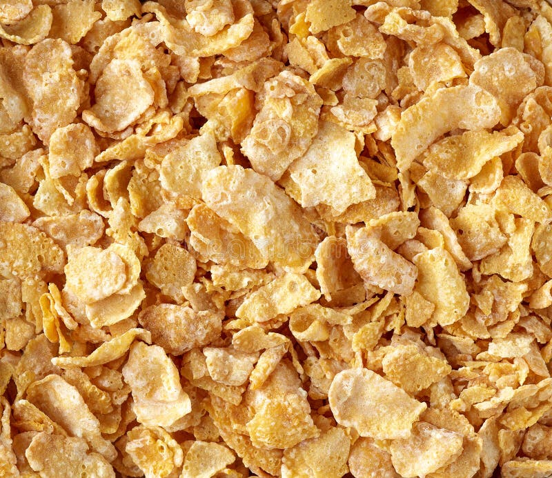 Sweet Corn Flakes Background Stock Image - Image of organic, crunchy ...