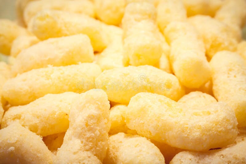 Sweet Corn Flakes, Breakfast Ready Closeup. Stock Image - Image of ...