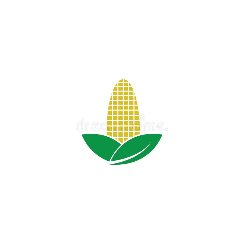 Sweet Corn Icon Logo Design Stock Illustration - Illustration of fresh ...